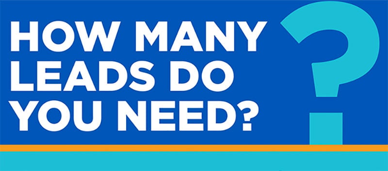 How Many Leads Do You Need? [Infographic]